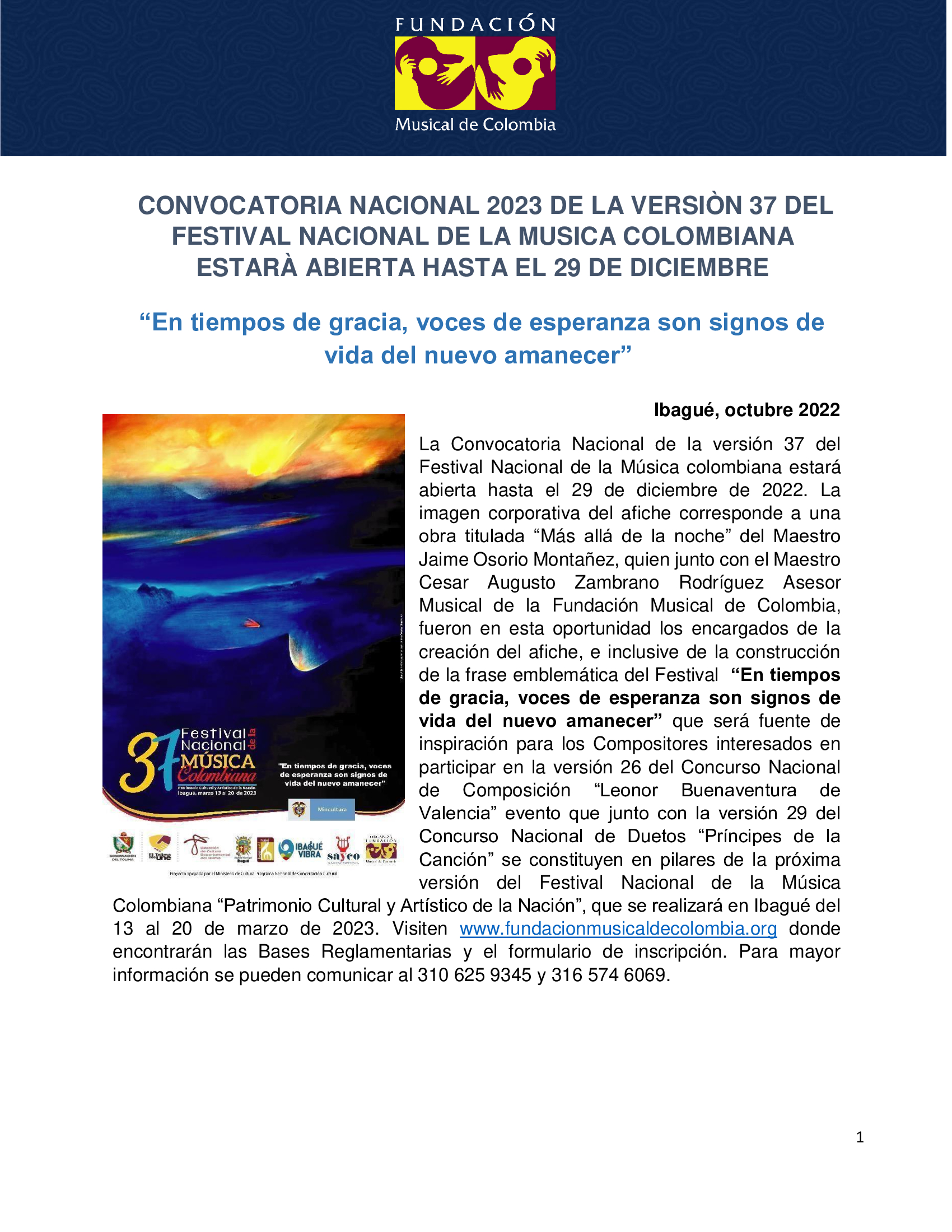 Fundación Musical de Colombia